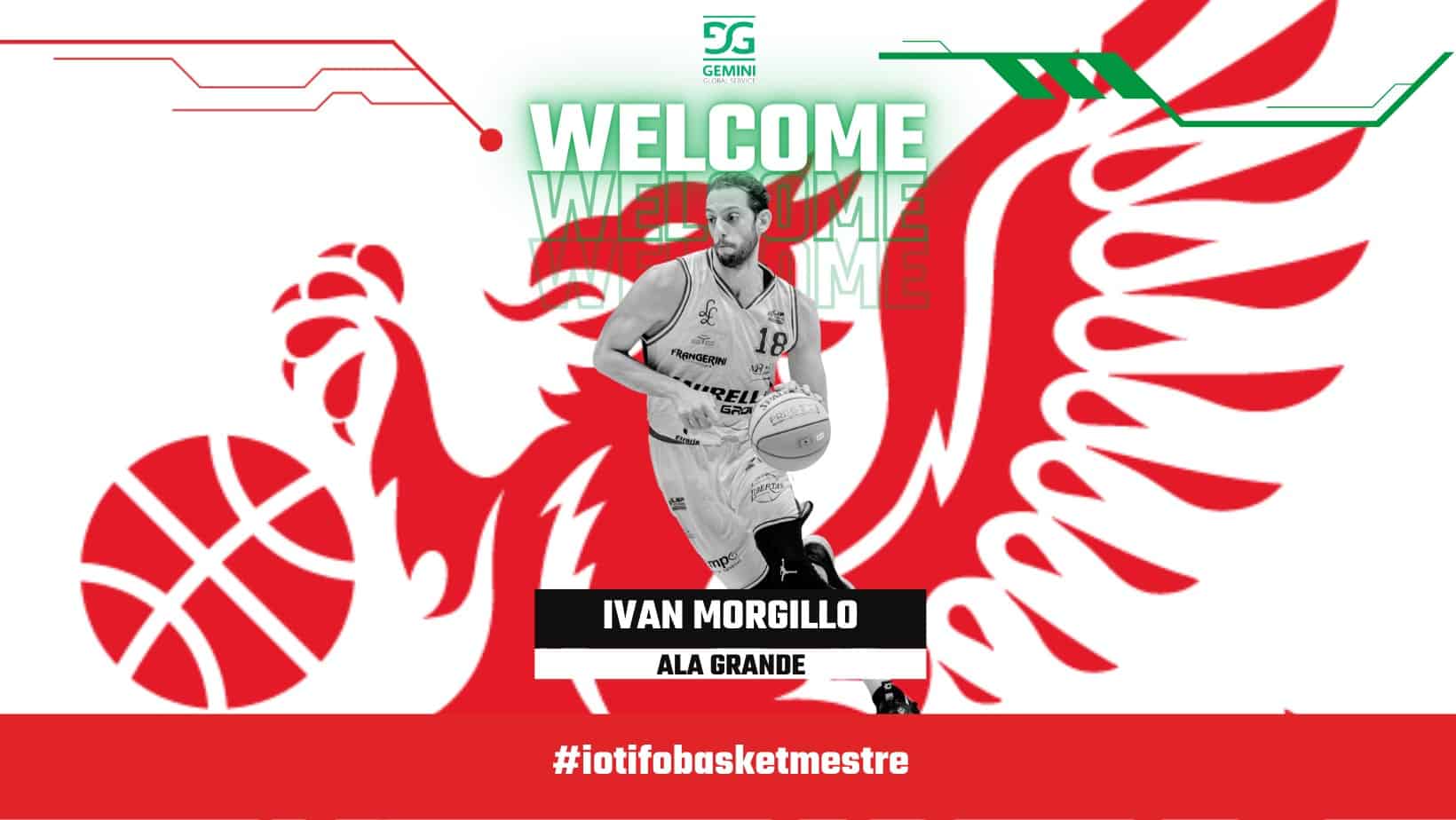 Gemini, ecco Ivan Morgillo - Basket Mestre